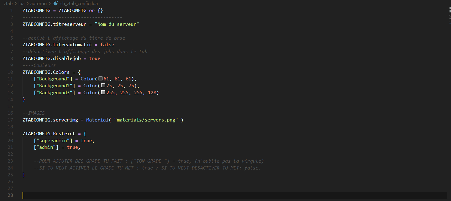 Ztab - Zyrexiw Scoreboard - UI simple.