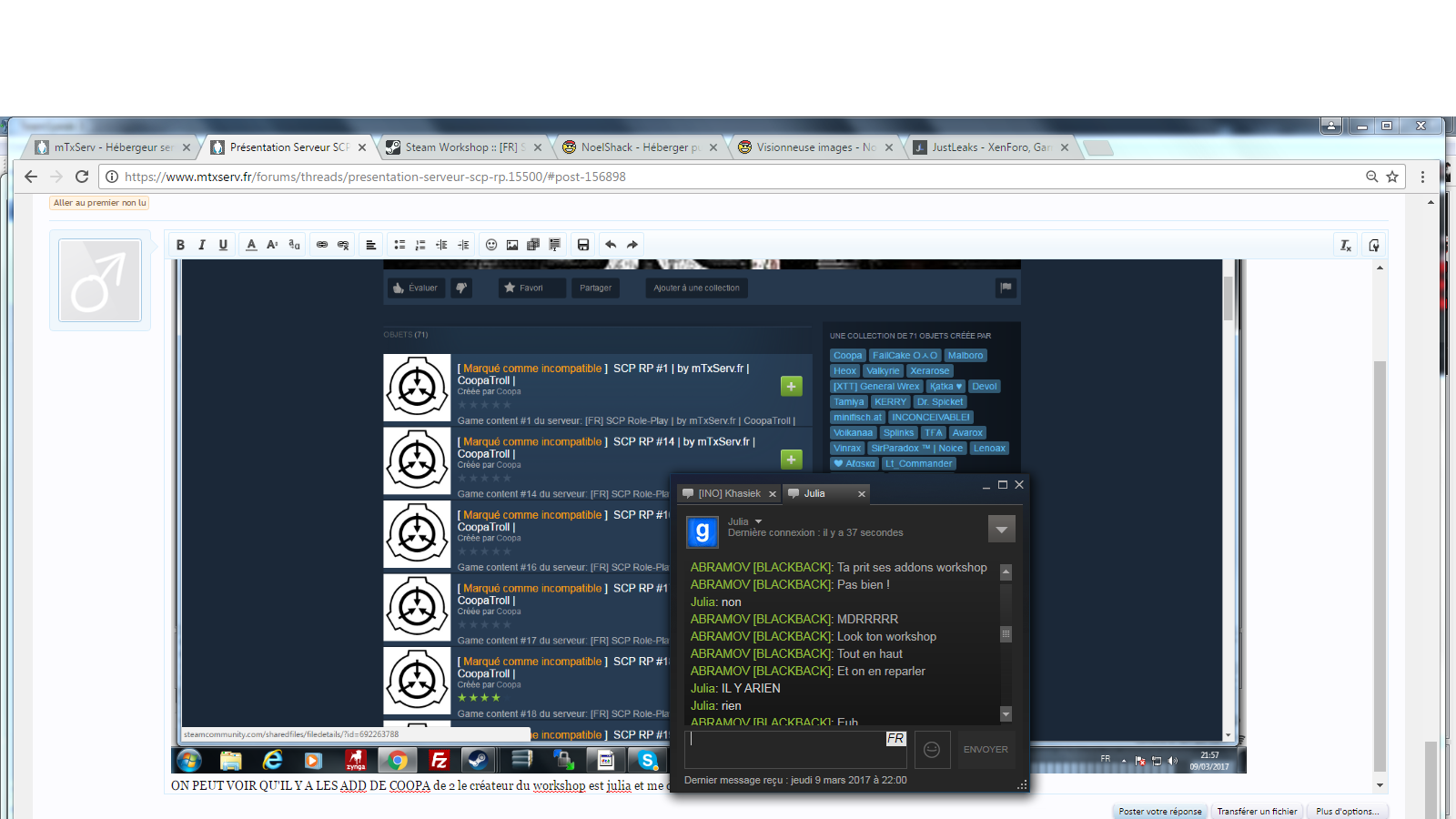Présentation Serveur Scp Rp Entraide Serveur De Jeu Aide Serveurfr